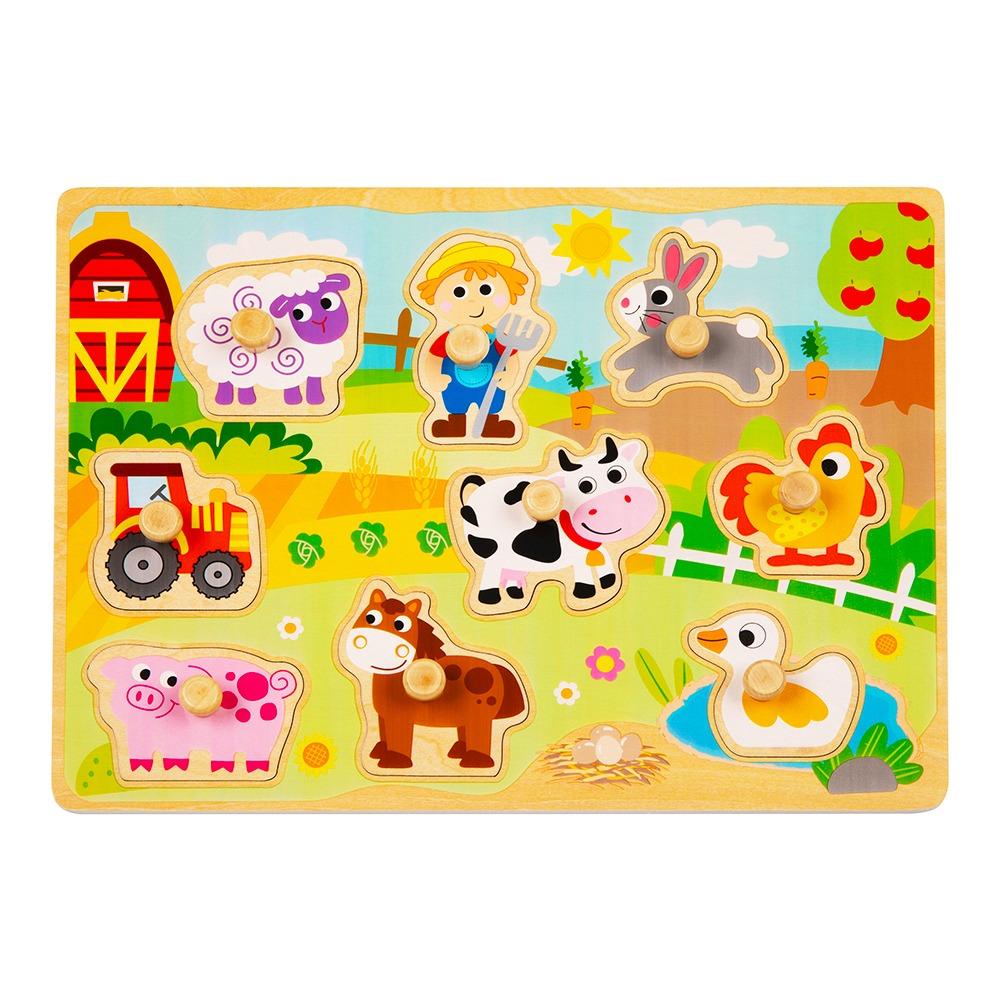 Farm Puzzle | Farm Animal Puzzle | Wooden Farm Puzzle